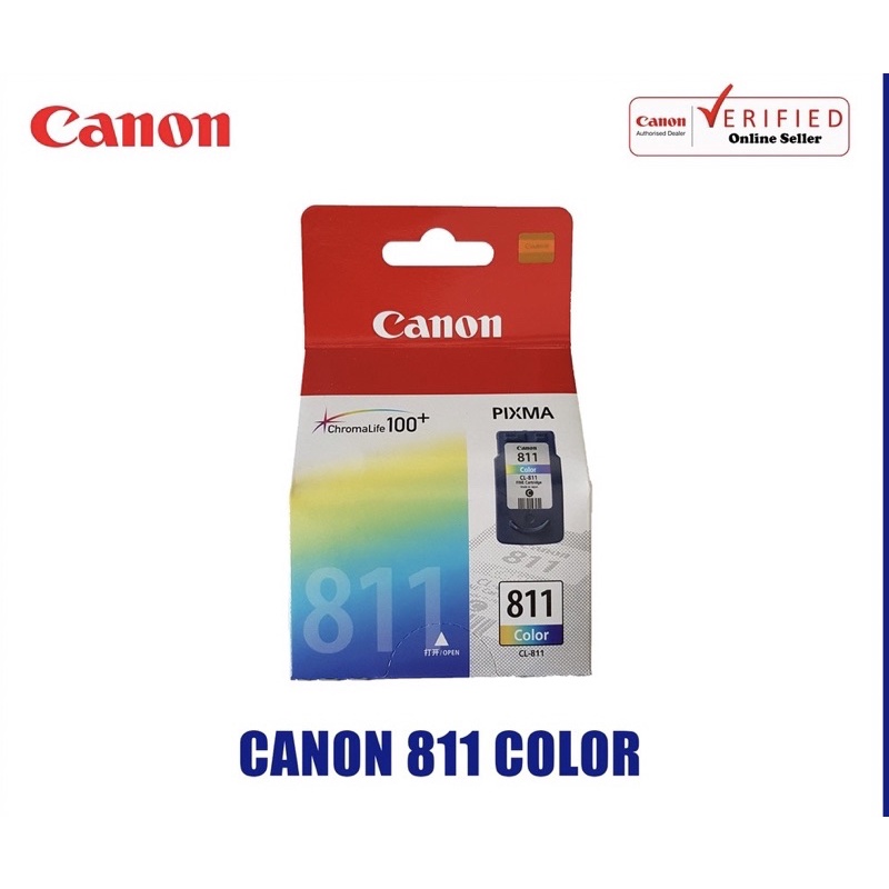 Jual Canon 811 Color (CL-811) Tinta / Cartridge Original | Shopee Indonesia