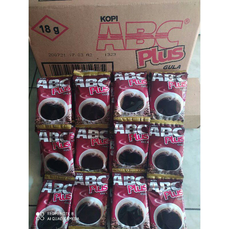Jual KOPI ABC PLUS GULA 1DUS ISI 12RENCENG @10PCS | Shopee Indonesia