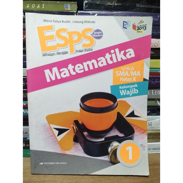 Jual Buku ESPS MATEMATIKA 1 SMA/MA KELAS X KELOMPOK WAJIB ERLANGGA | Shopee Indonesia