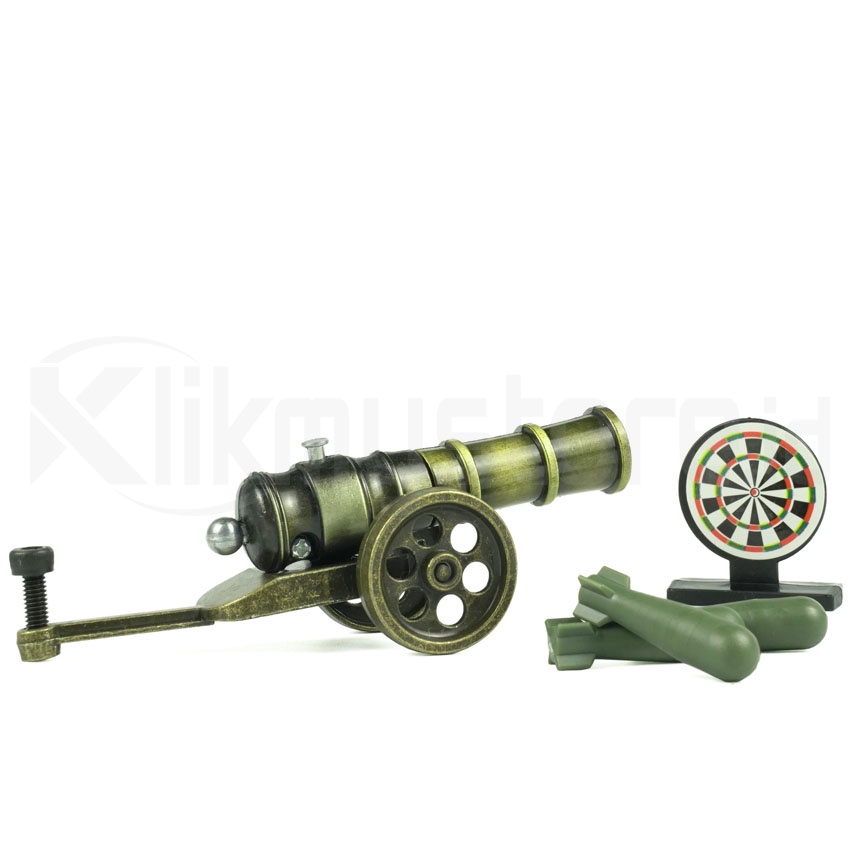 Jual Meriam Mortir Mainan Besi Anak Tembak Pelontar Peluru Cannon ...