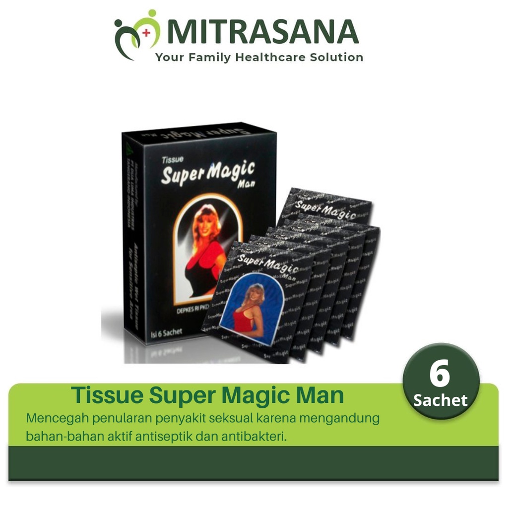 Jual Tissue Super Magic Man - Menjaga Kebersihan Dan Kesehatan Kulit ...