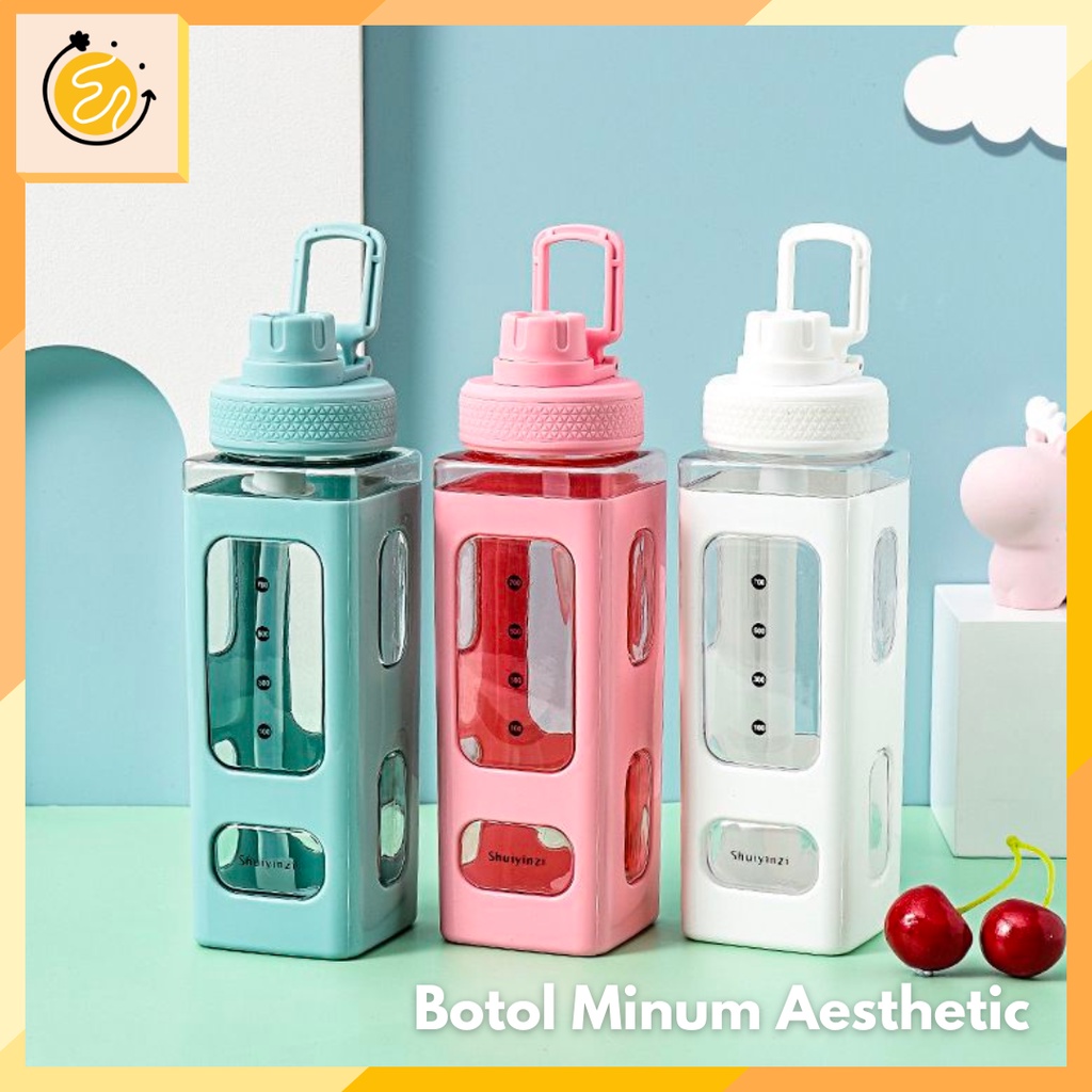 Jual Either.id - Botol Minum Aesthetic Water Bottle 700ml 900ml Termos ...