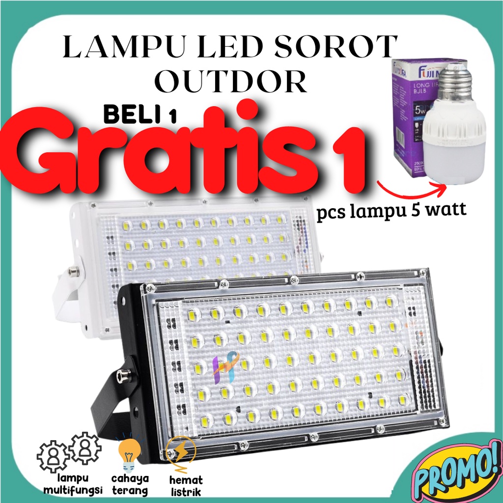 Jual Lampu Sorot LED 30W / Lampu Tembak 30Watt / Floodlight / Lampu Tembak Led Outdoor | Shopee ...