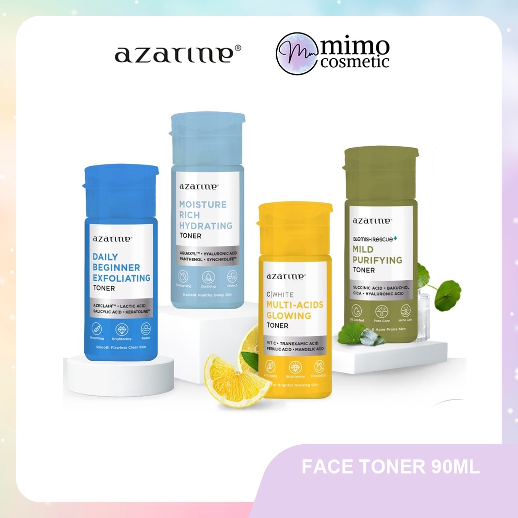 Jual Azarine Face Toner All Series 90ML | Shopee Indonesia