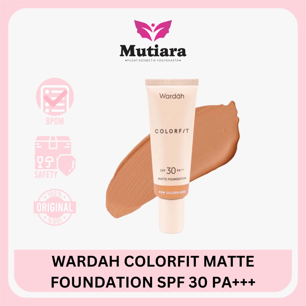 Jual WARDAH COLORFIT MATTE FOUNDATION SPF 30 PA+++ | Shopee Indonesia