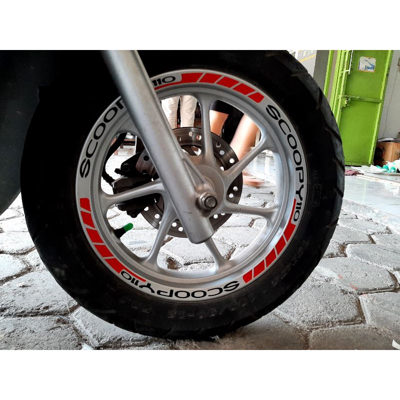 Jual stiker velg motor scopy ring 12 | Shopee Indonesia