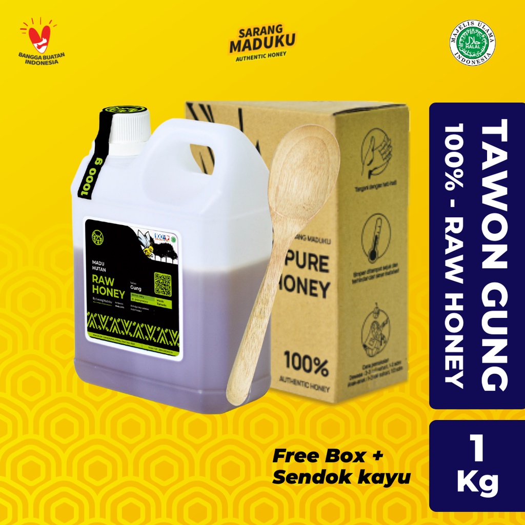 Jual Sarang Maduku - Madu Tawon Gung Asli Murni 100% Raw Honey | Shopee ...