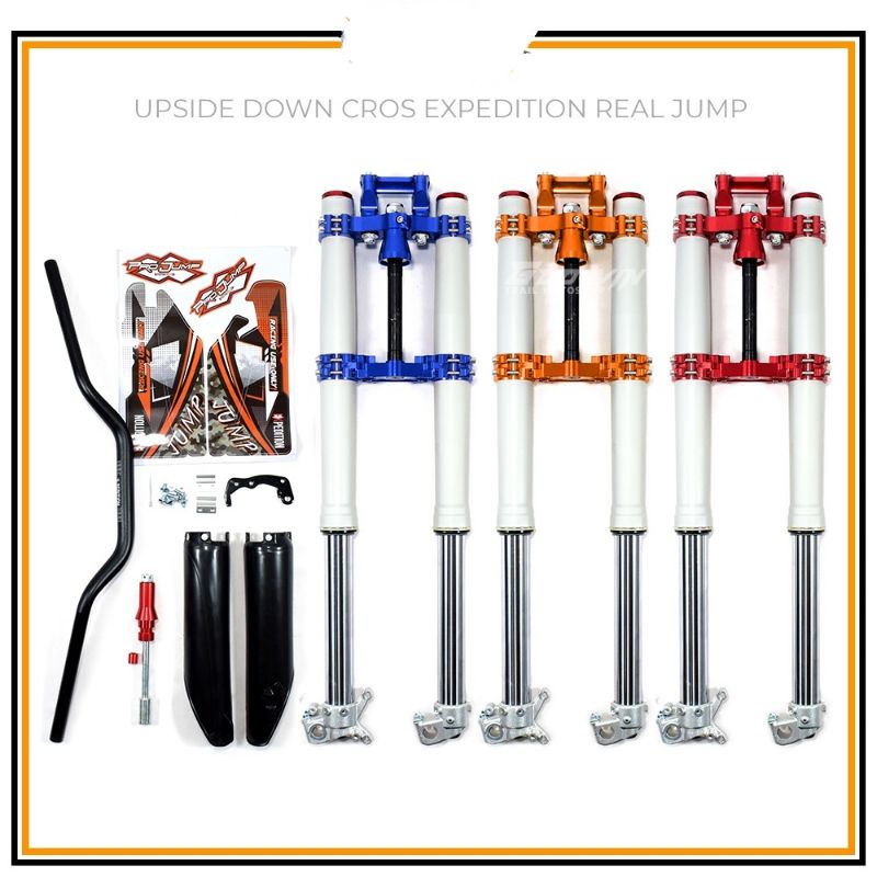 Jual UPSIDEDOWN USD UPSIDE DOWN SHOCK DEPAN KLX CROSS EXPEDITION /PROTAPER REAL JUMP KLX CRF WR ...