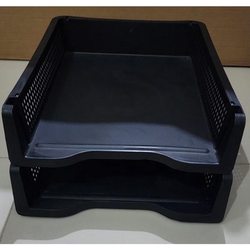 Jual Rak dokumen meja (HARGA PER BIJI) Rak A4 / rak susun / rak plastik ...