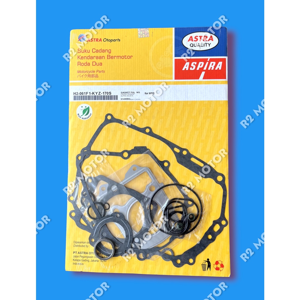 Jual GASKET PAKING FULL SET KYZ SUPRA X 125 FI HELM IN ASPIRA | Shopee Indonesia