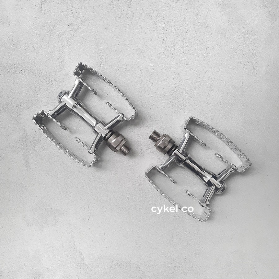 Jual simworks bubbly pedals ezy superior MKS polished silver quick release sim works | Shopee ...