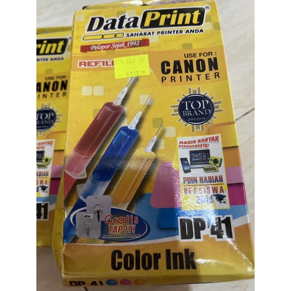 Jual Data Print. refil tinta print 3 warna canon printer | Shopee Indonesia