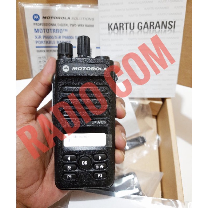 Jual MOTOROLA XIR P6620i UHF 403 - 520MHz HT MOTOROLA XIR P6620i UHF ...