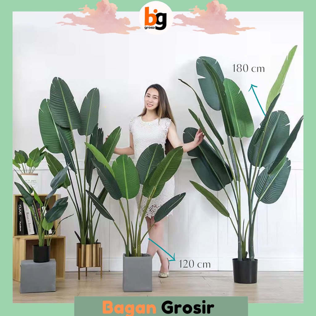 Jual BG Pohon Pisang Artificial Jumbo Informa Ace 110cm Pohon Palsu ...