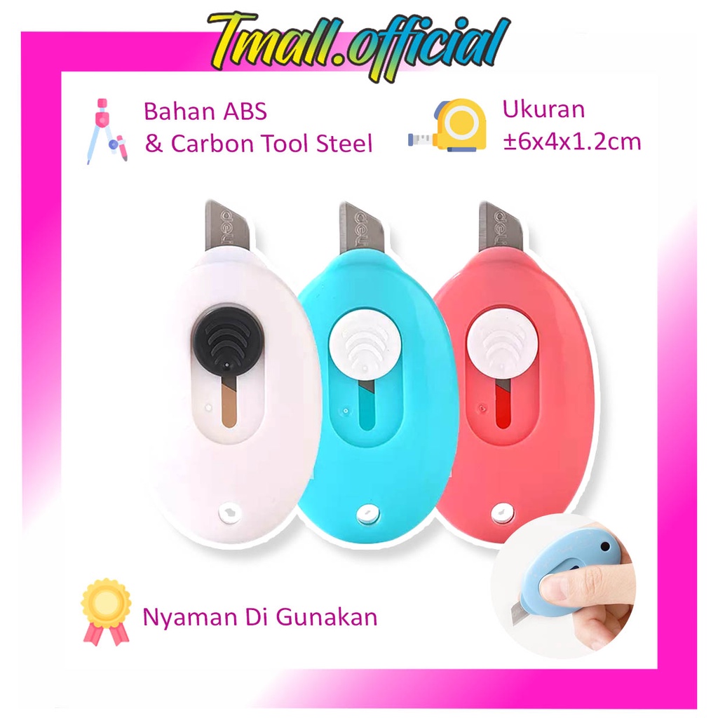 Jual TMALL Cutter Mini Portable Bentuk Oval Mini Cutter Polos Travel ...