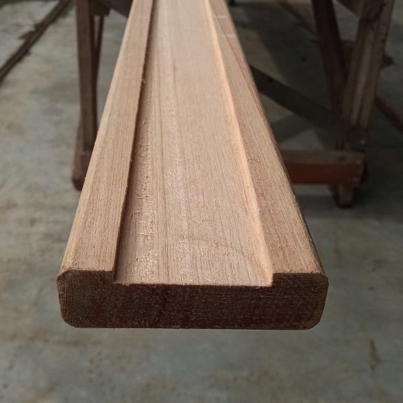 Jual Pagangan Railing Tangga Pagar Hand Rail Kayu Reling Gepeng - kayu ...