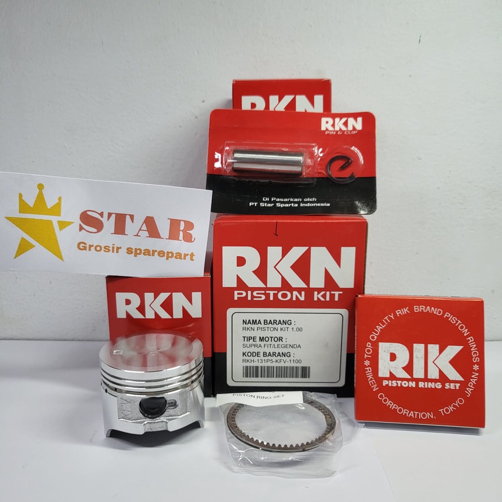 Jual PISTON KIT LEGENDA KFM SUPRA FIT LAMA / NEW RIK RKN RIKEN | Shopee ...