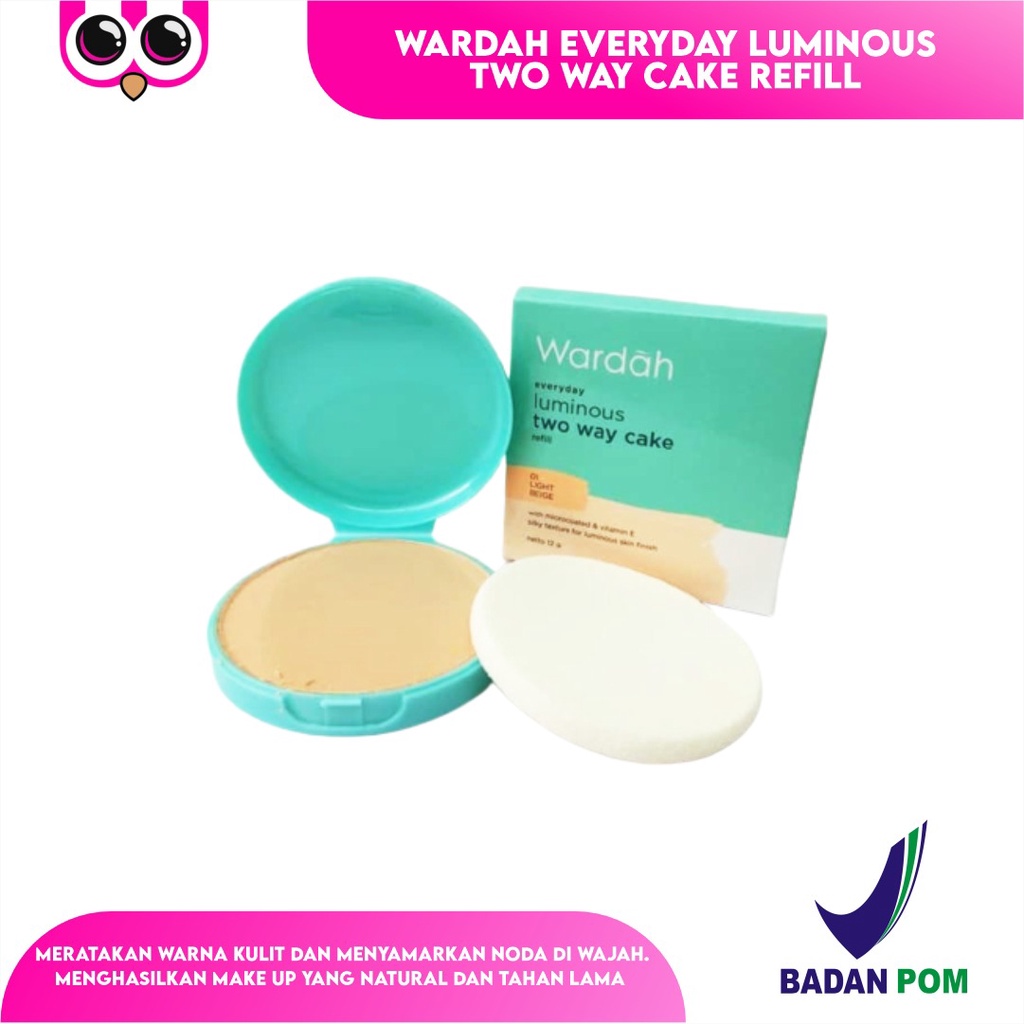 Jual REFILL WARDAH EVERYDAY LUMINOUS TWO WAY CAKE / BEDAK PADAT ...