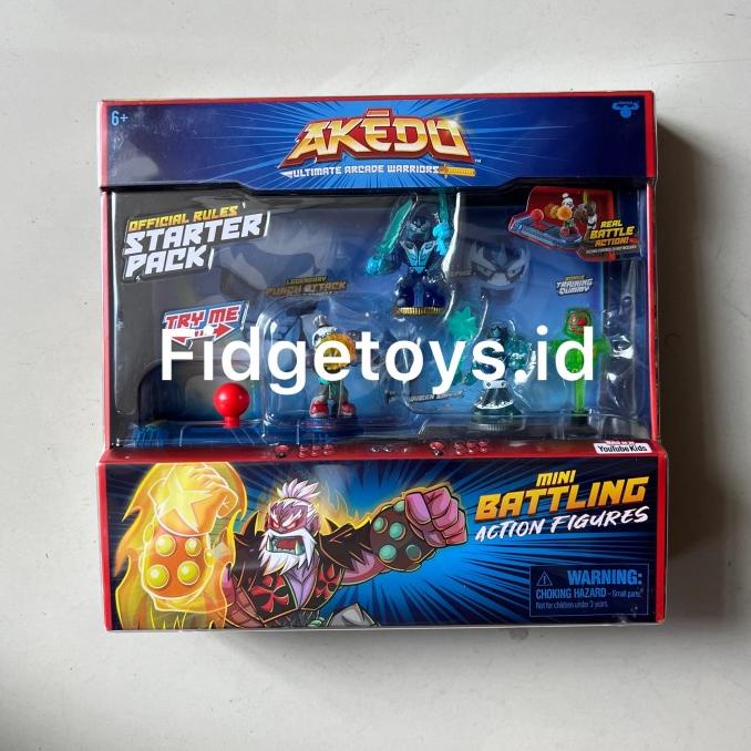 Jual Akedo Ultimate Arcade Warriors Starter 3-Pack And Accessories ...