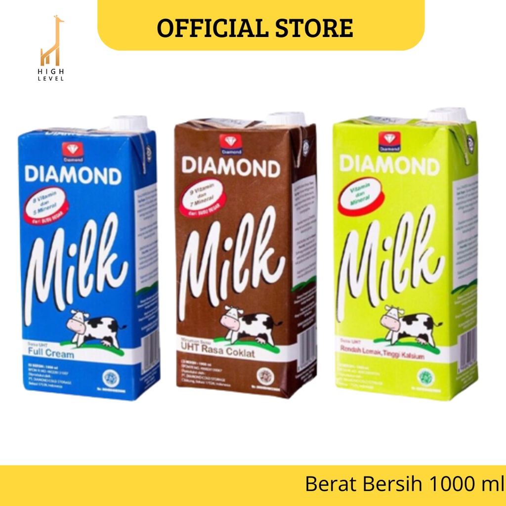 Jual Susu UHT Diamond Milk 1 Liter | Shopee Indonesia