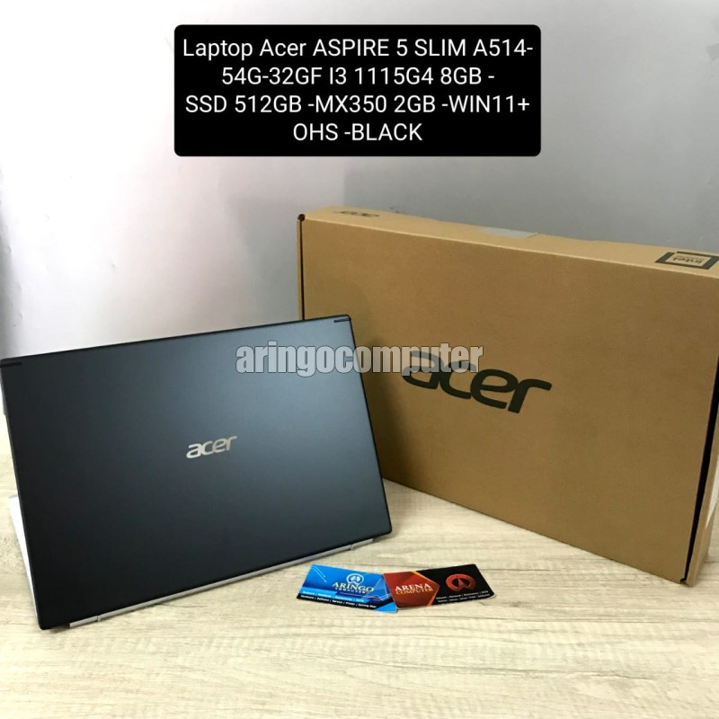 Jual Laptop Acer ASPIRE 5 SLIM A514-54G-32GF I3 1115G4 8GB -SSD 512GB ...