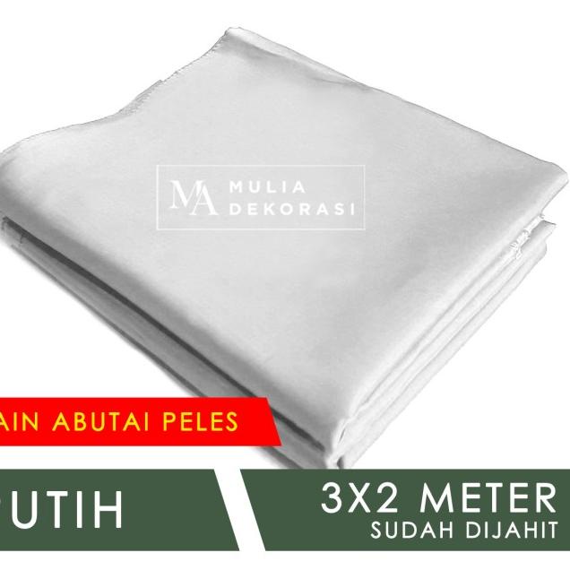 Jual Kain Abutai Peles Dekorasi Backdrop Dijahit Nikahan Lamaran ...