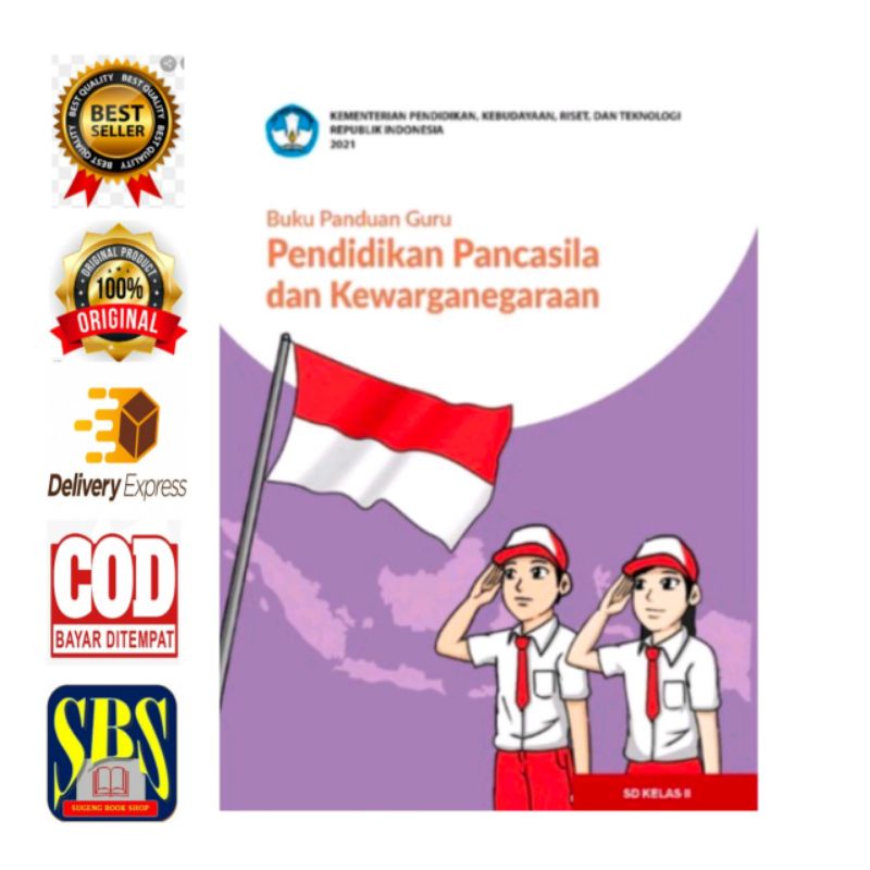 Jual BUKU PANDUAN GURU PENDIDIKAN PANCASILA dan KEWARGANEGARAAN SD KELAS 2 KURIKULUM MERDEKA ...