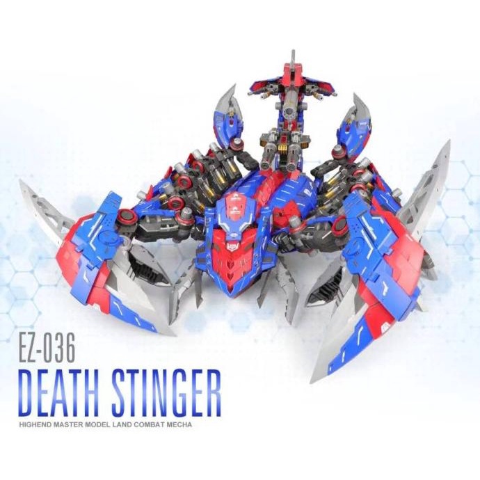 Jual Zoids Death Stinger Red And Blue Ver 1/50 Model Kit By Za ...