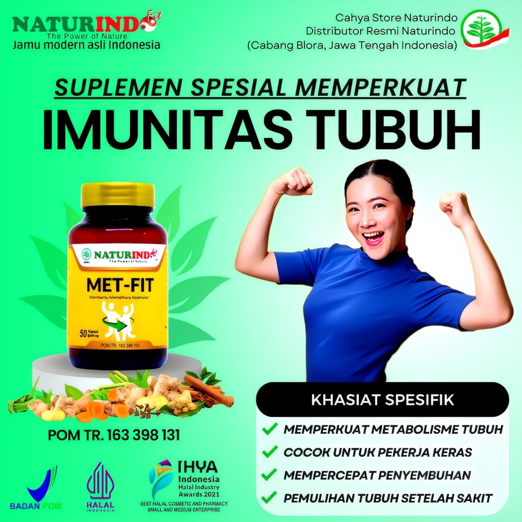 Jual OBAT HERBAL IMUN TUBUH KEBAL DARI SEGALA MACAM PENYAKIT MET-FIT ...