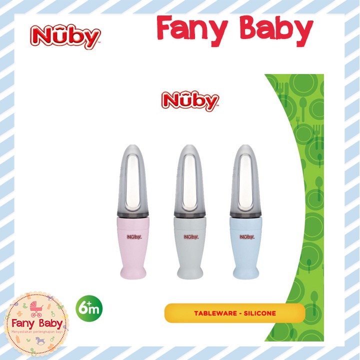 Jual NUBY ALL SILICONE SQUEEZE FEEDER | Shopee Indonesia