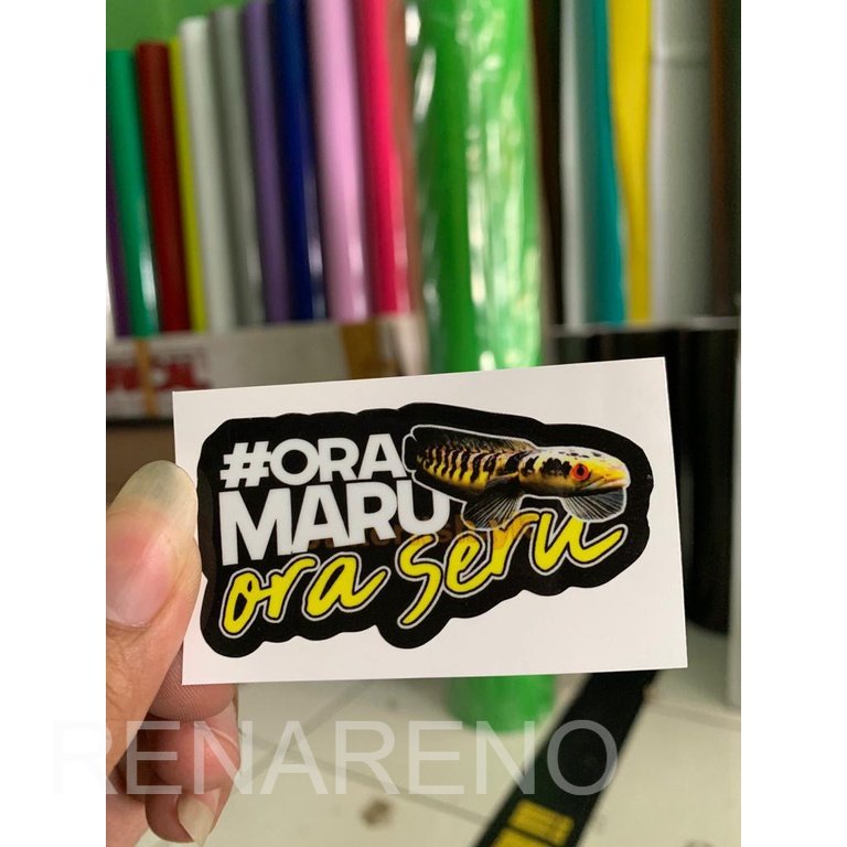 Jual STICKER ORA MARU ORA SERU | Shopee Indonesia