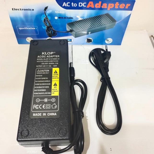 Jual Adaptor 12v 10A Murni 120w Adapter Switching 10 Ampere 12 Volt ...
