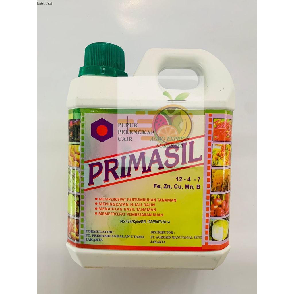 Jual Pupuk pelengkap cair PRIMASIL 700 mili dari pt. agrosid manunggal ...
