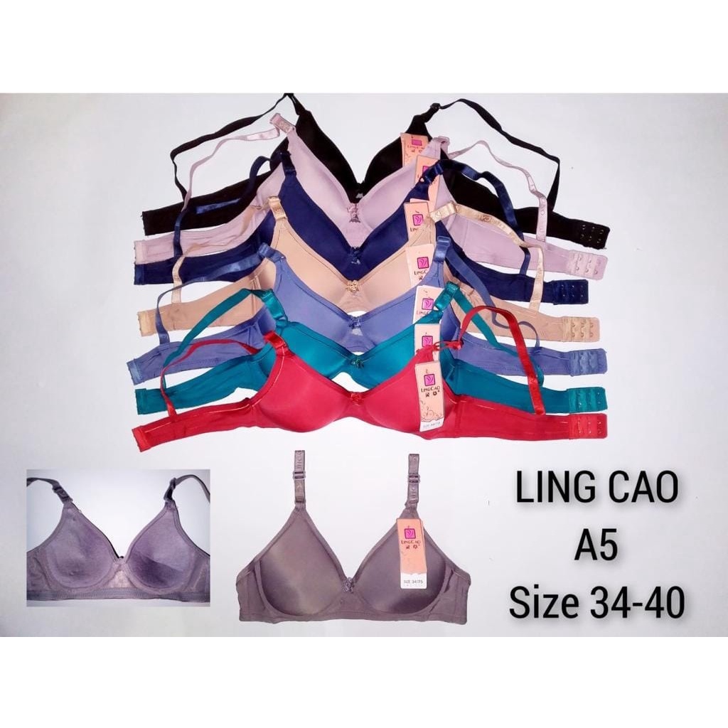 Jual Bra Lingcao A5 Original BISA PILIH WARNA 34 - 36 - 38 - 40 Asli ...