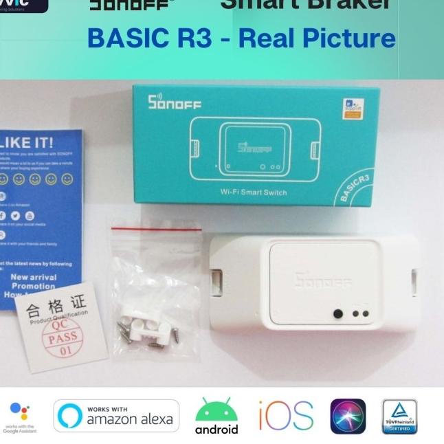 Jual Sonoff BASIC R3 DIY Wireless Wifi IoT WiFi Smart Switch Saklar ...