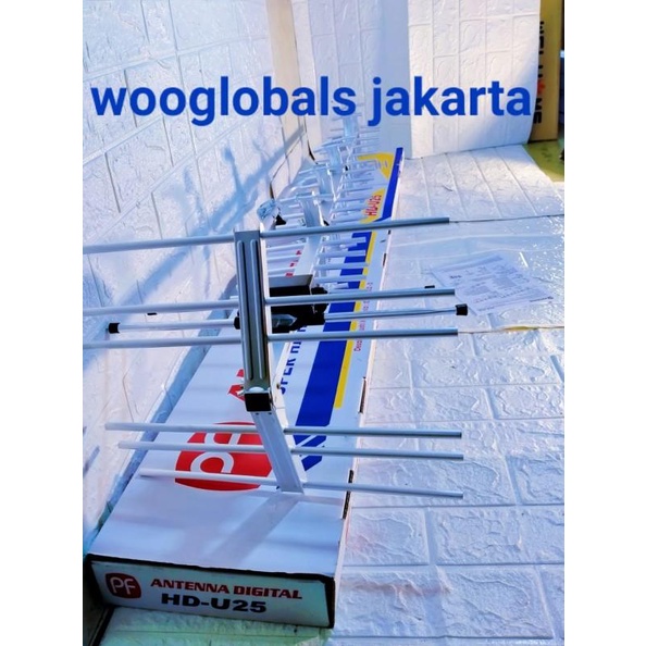 Jual ANTENA LUAR PF DIGITAL HD-U25 SUPER HIGH GAIN DIGITAL UHF (model YAGI) | Shopee Indonesia