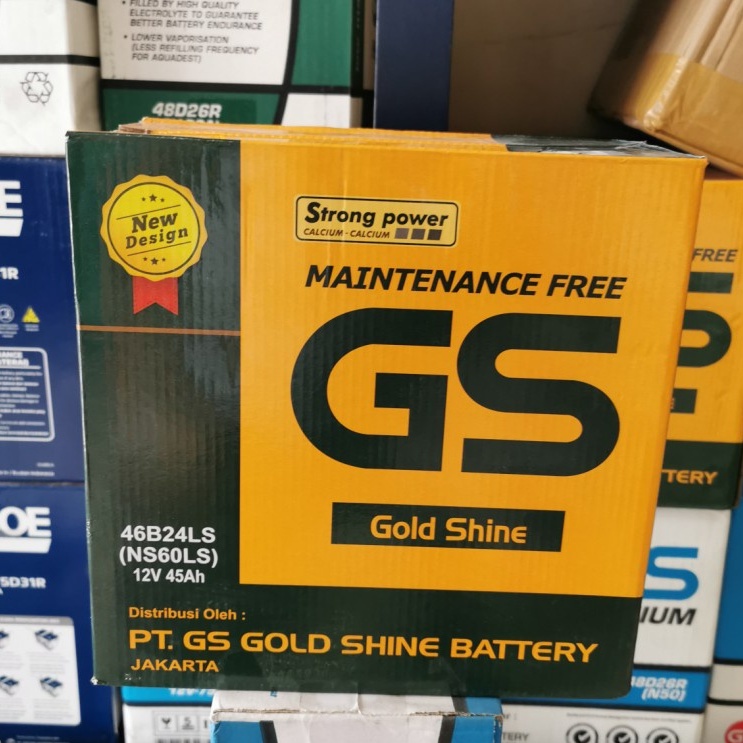 Jual Aki GS NS60LS Kijang Innova Yaris Vios Interplay Lantis Familia New Accord Civic Stream CRV ...