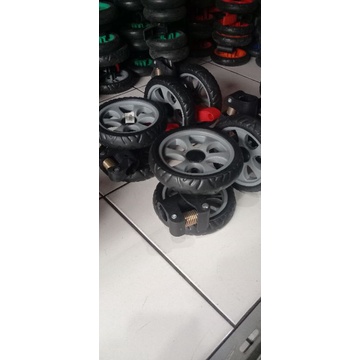 Jual Roda stroller Pliko ukuran 14cm, ada PER. bisa order satuan, roda ...