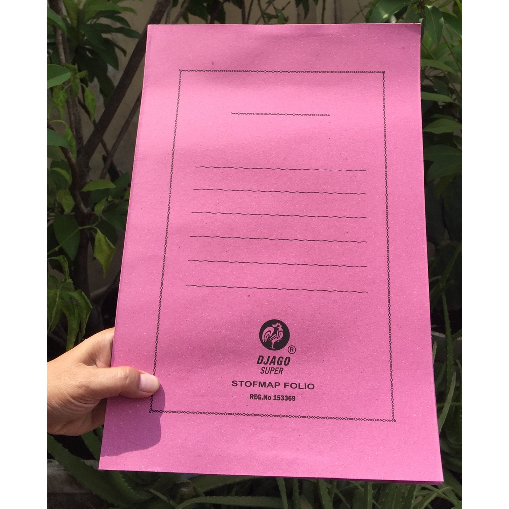 Jual Stopmap Kertas Folio DJAGO (1 Pak Isi 50 Lembar) / Map Kertas ...