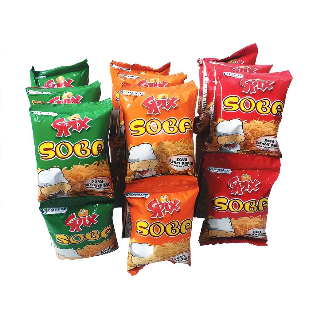 Jual ( HOKKY ) Soba Spix Mie Renceng 10 pcs x 17gr Spix Soba Mie Goreng ...