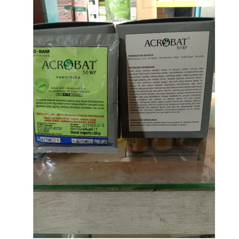 Jual ACROBAT 50WP FUNGISIDA ORIGINAL 10gr | Shopee Indonesia