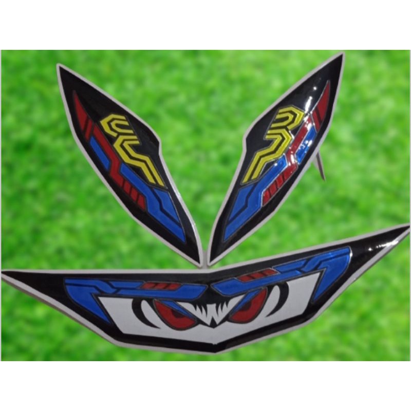 Jual Stiker sticker lampu alis atau mata beat new deluxe 2021-2022 ...