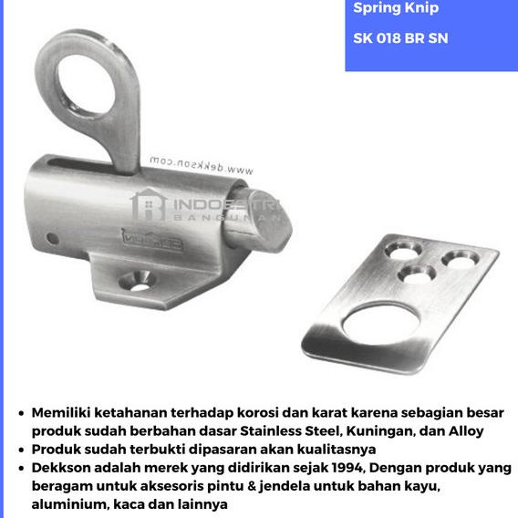 Jual Spring Knip Dekkson SK 018 BR SN / Grendel Jendela Dekkson SK 018 ...