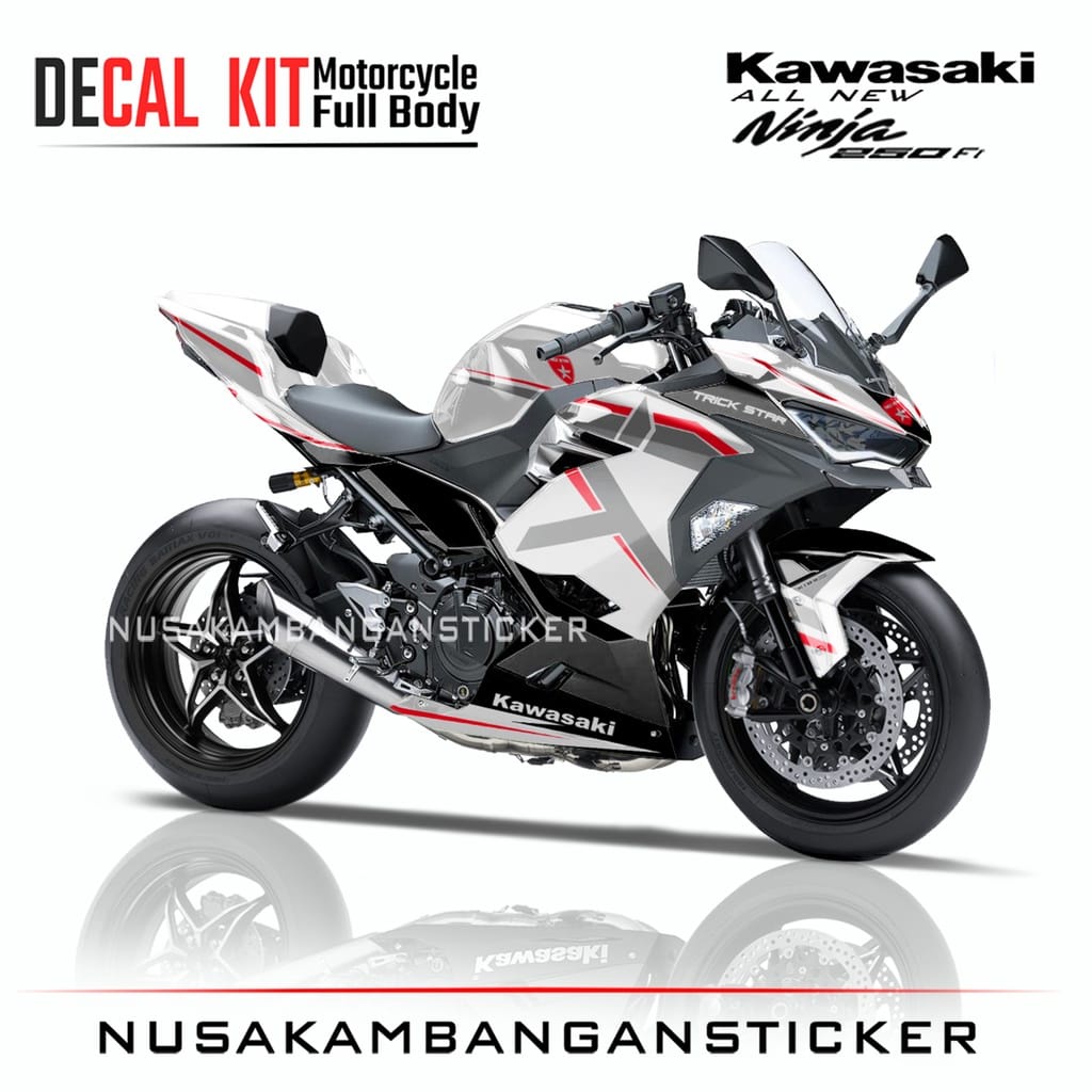 Jual STIKER DECAL SEPEDA MOTOR KAWASAKI NINJA 250 FI ALL NEW FULL BODY ...