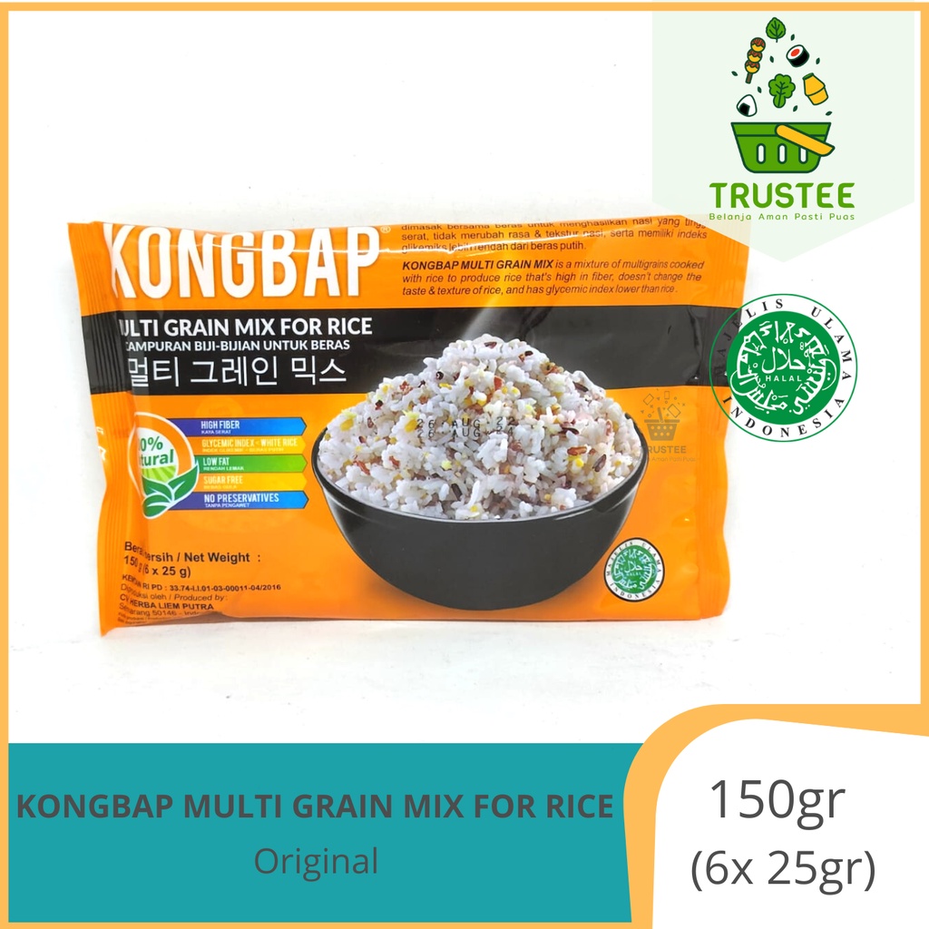 Jual Kongbap Multigrain Mix | Beras Sehat Korea Halal 150 gr (6pcs x ...