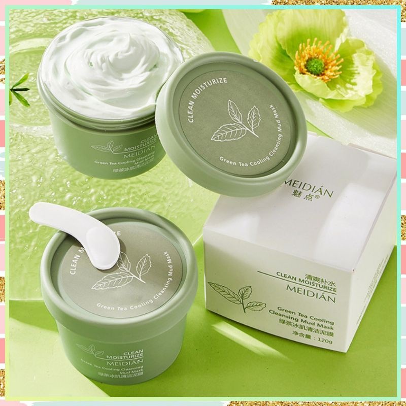 Jual MASKER LUMPUR GREEN TEA / MUD MASK GREENTEA | Shopee Indonesia