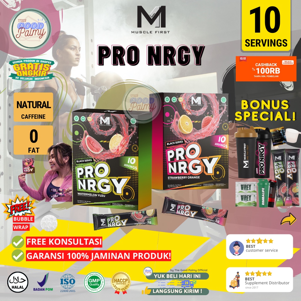 Jual M1 PRO NRGY 10X SERVINGS by MUSCLE FIRST ENERGY PRE WORKOUT PWO ...