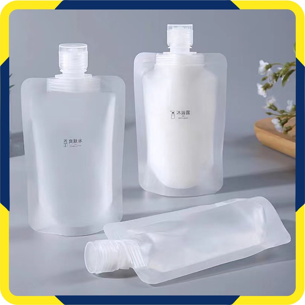 Jual Murah Lebay S216 Travel Pouch Reusable Refillable Shampoo Soap ...