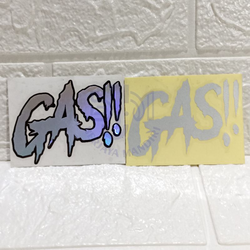 Jual Cutting Sticker Logo GAS GAS!! Stiker Tangki Bensin Motor Helm ...