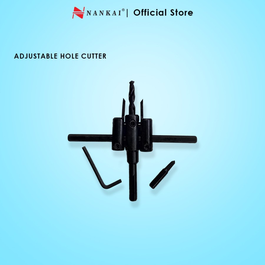 Jual Mata Bor Kayu Jangka / Adjustable Circle Hole Cutter Nankai ...